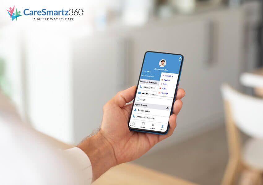 Simplify Caregiving with CareSmartz360+ Caregiver Mobile App