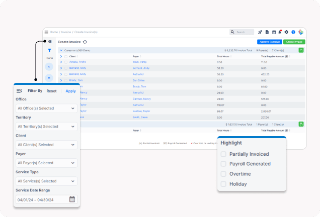 Home Care Billing/Invoicing Software Solution for Agencies